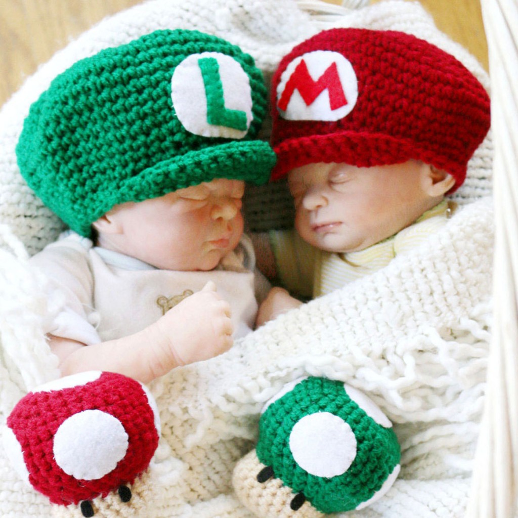 Super Mario Bros Newborn Hat - Shut Up And Take My Yen