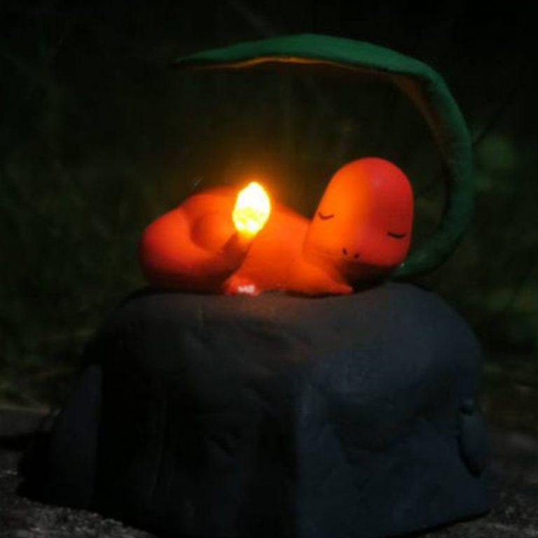 Light Up Charmander Sculpture - Shut Up And Take My Yen