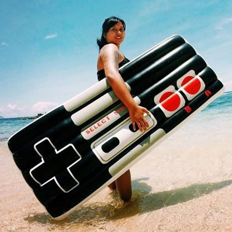 NES Controller Pool Float - Shut Up And Take My Yen