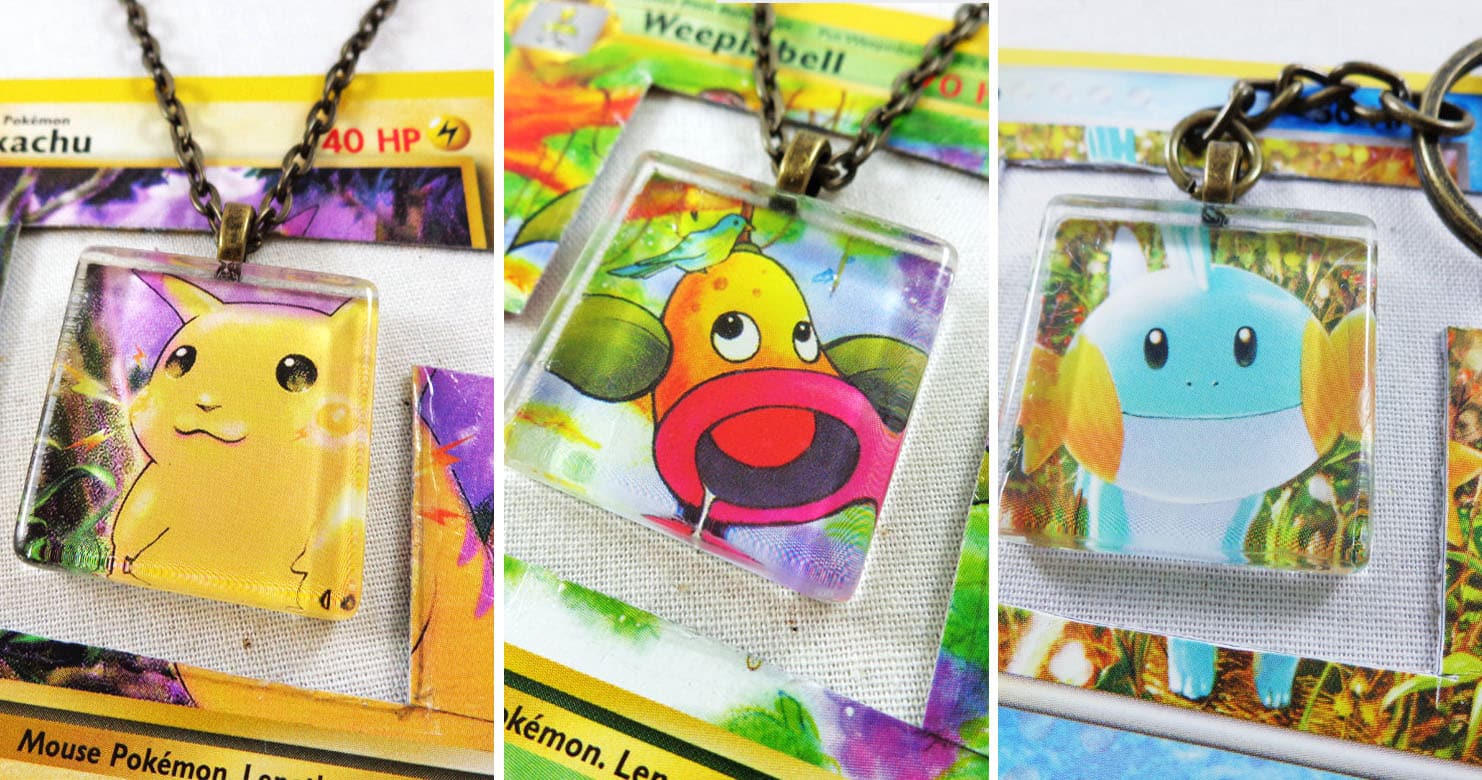 Pokemon Card Charms - Shut Up And Take My Yen