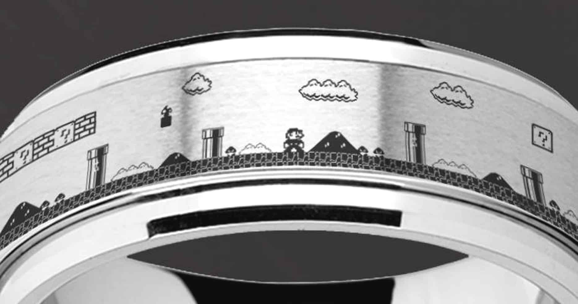 Spinning Super Mario Bros Ring - Shut Up And Take My Yen