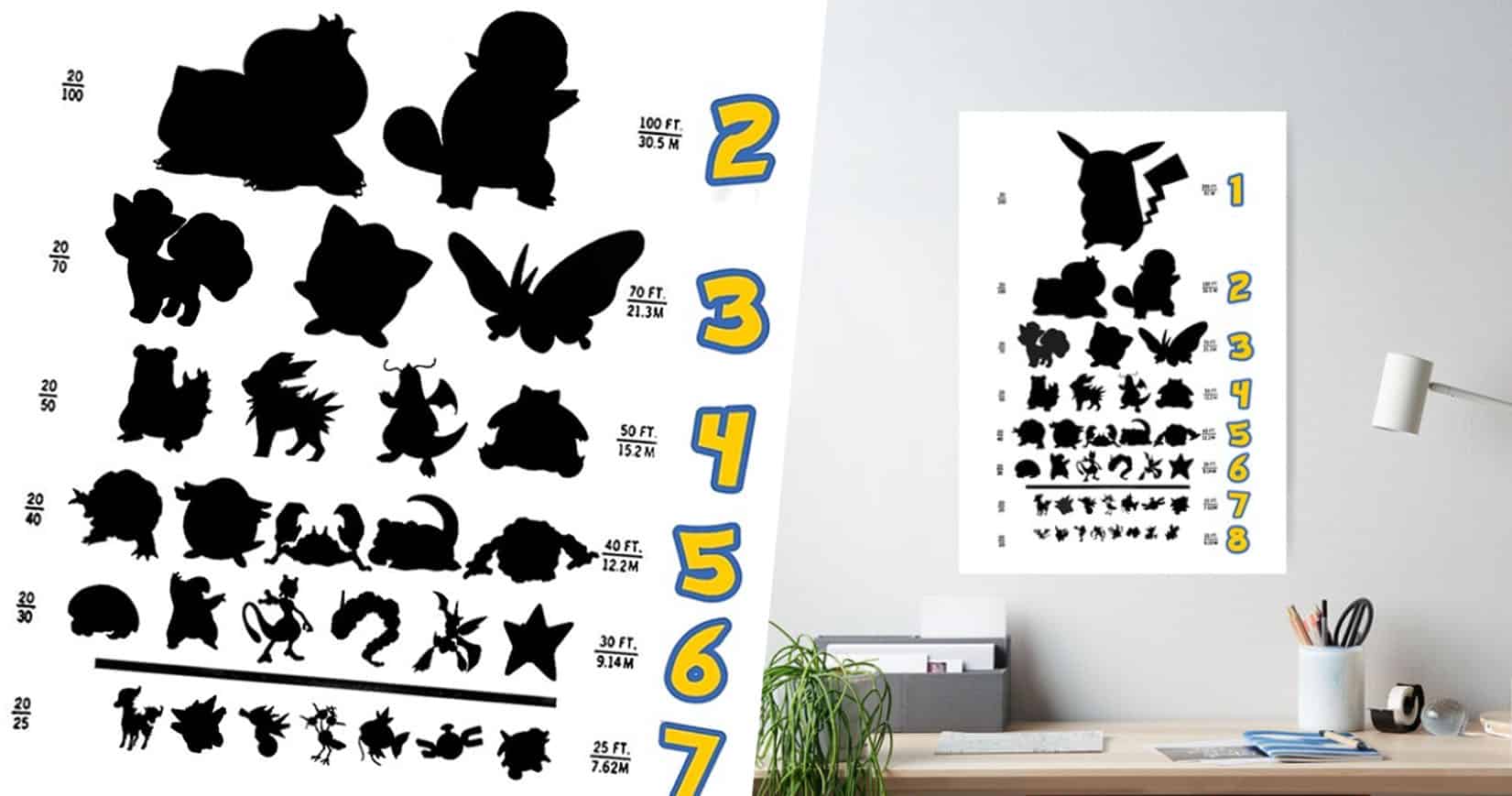 Pokemon Eye Test Chart - Shut Up And Take My Yen
