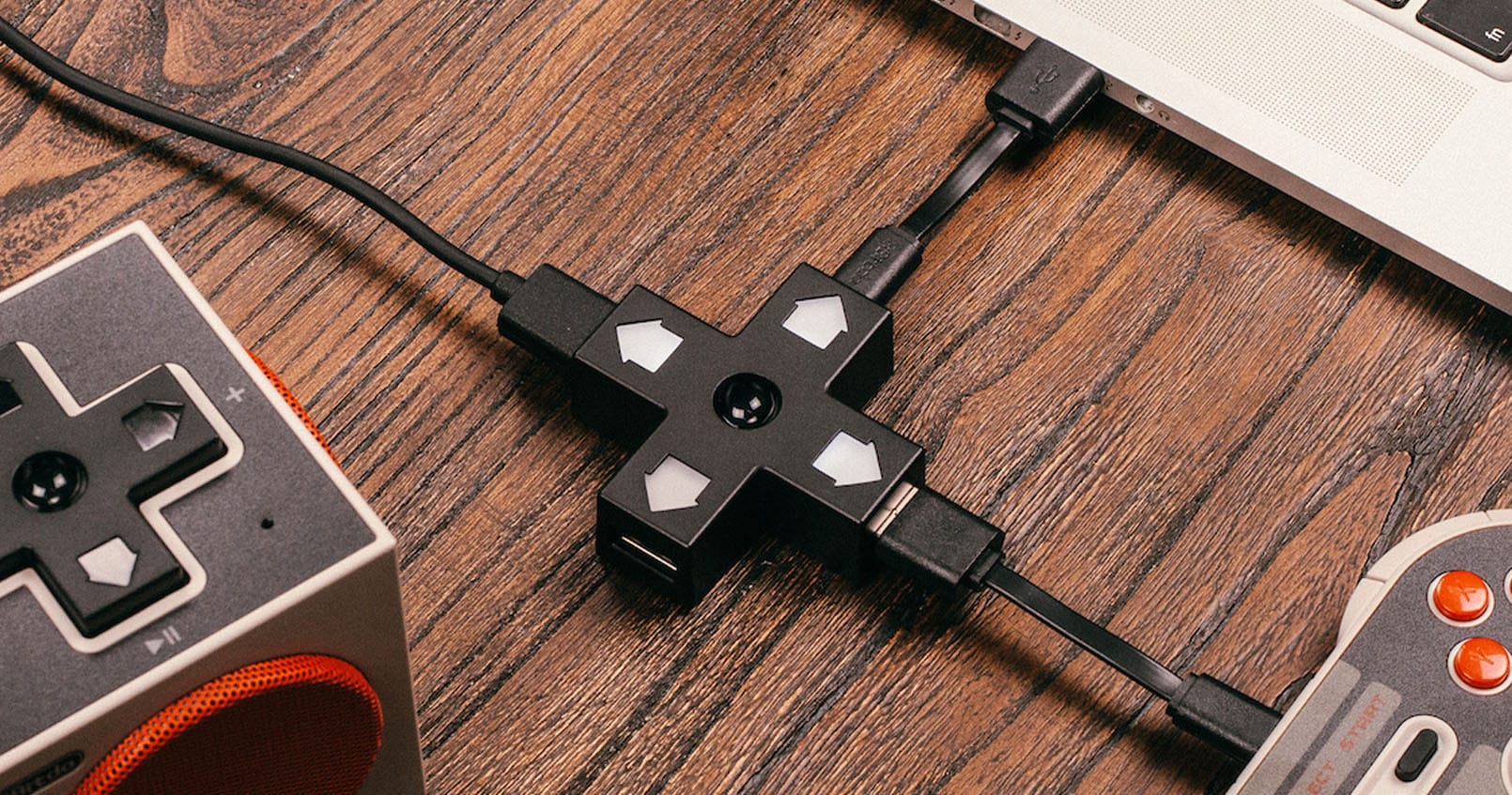 Retro Dpad USB Hub - Shut Up And Take My Yen