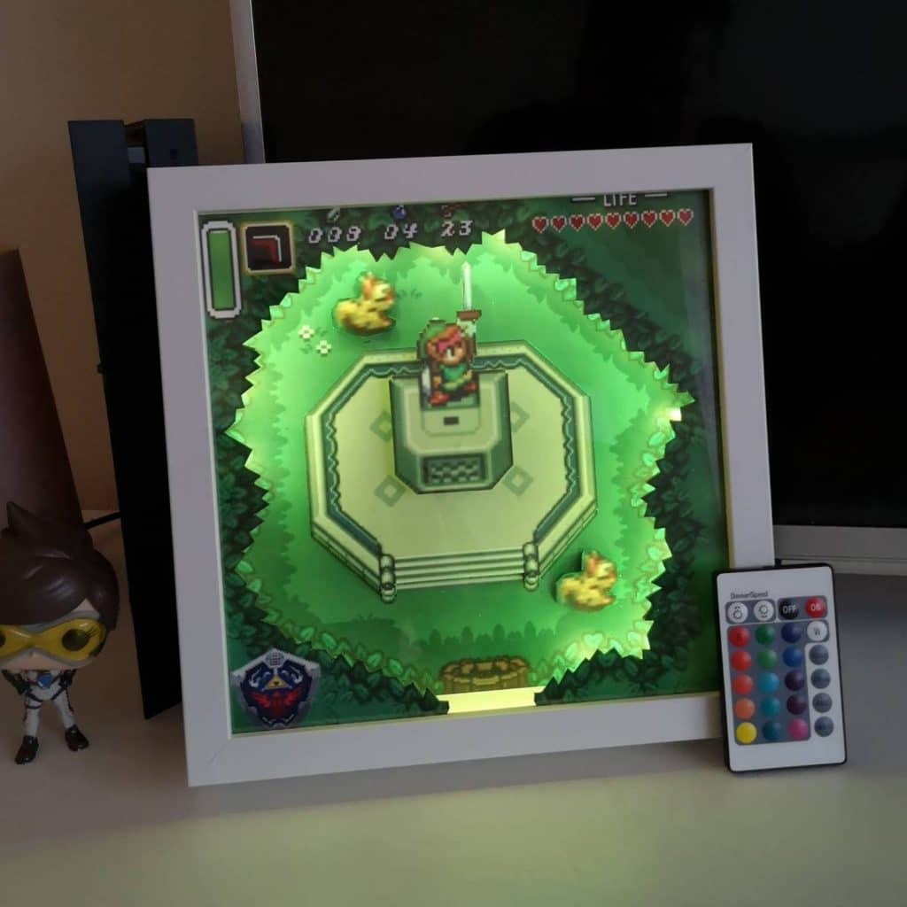 Zelda LED Shadow Box - Shut Up And Take My Yen