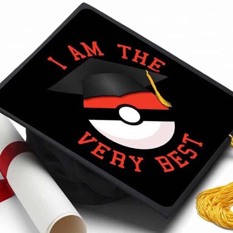 Pokemon Graduation Cap - Shut Up And Take My Yen