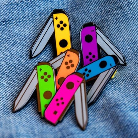 Nintendo Switchblade Pins - Shut Up And Take My Yen